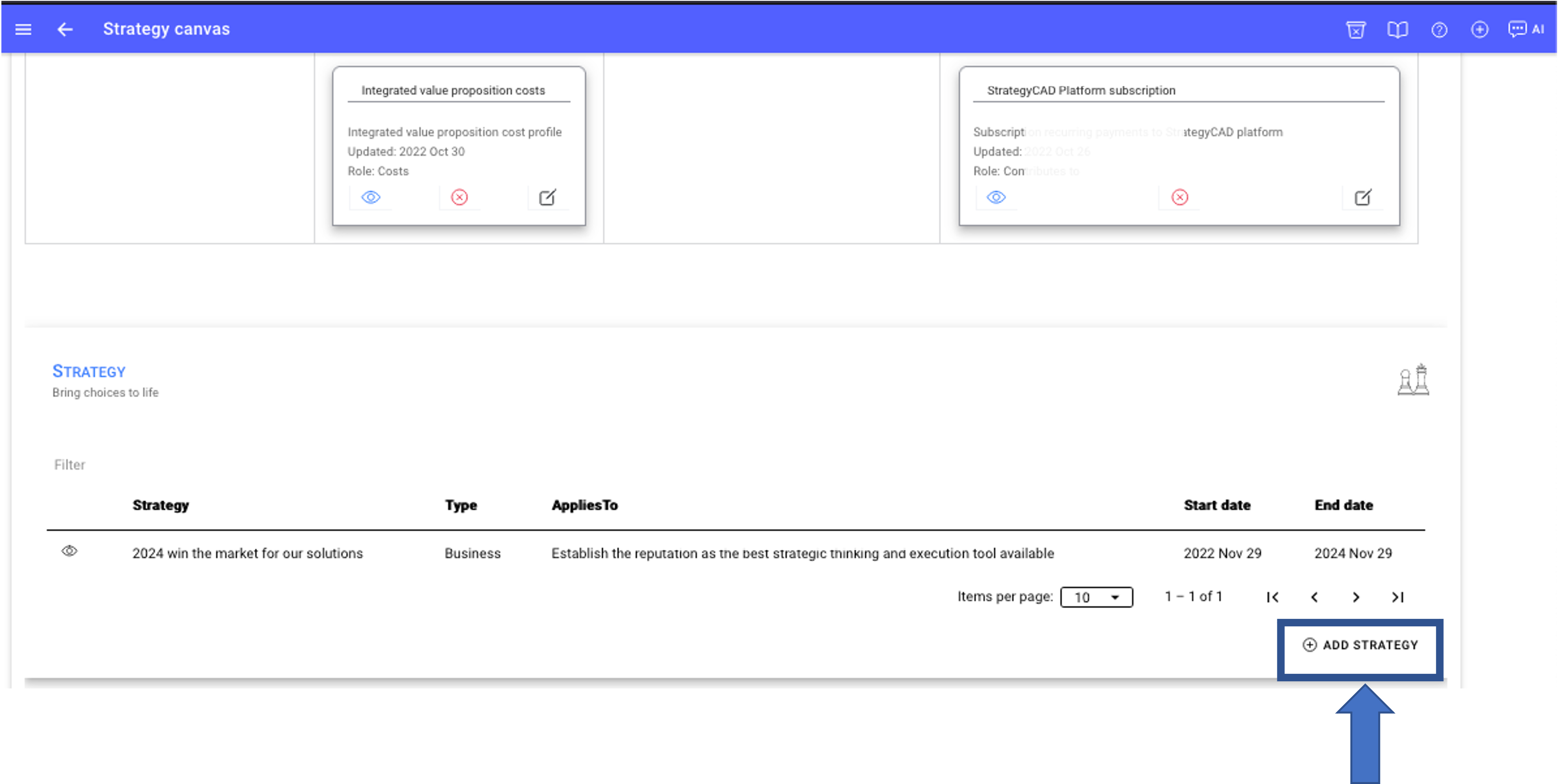 Adding A Strategy Implementation Execution 