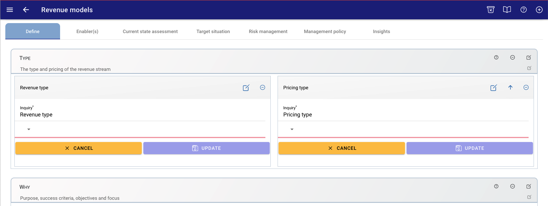StrategyCAD Guide - Choice 3 Revenue models